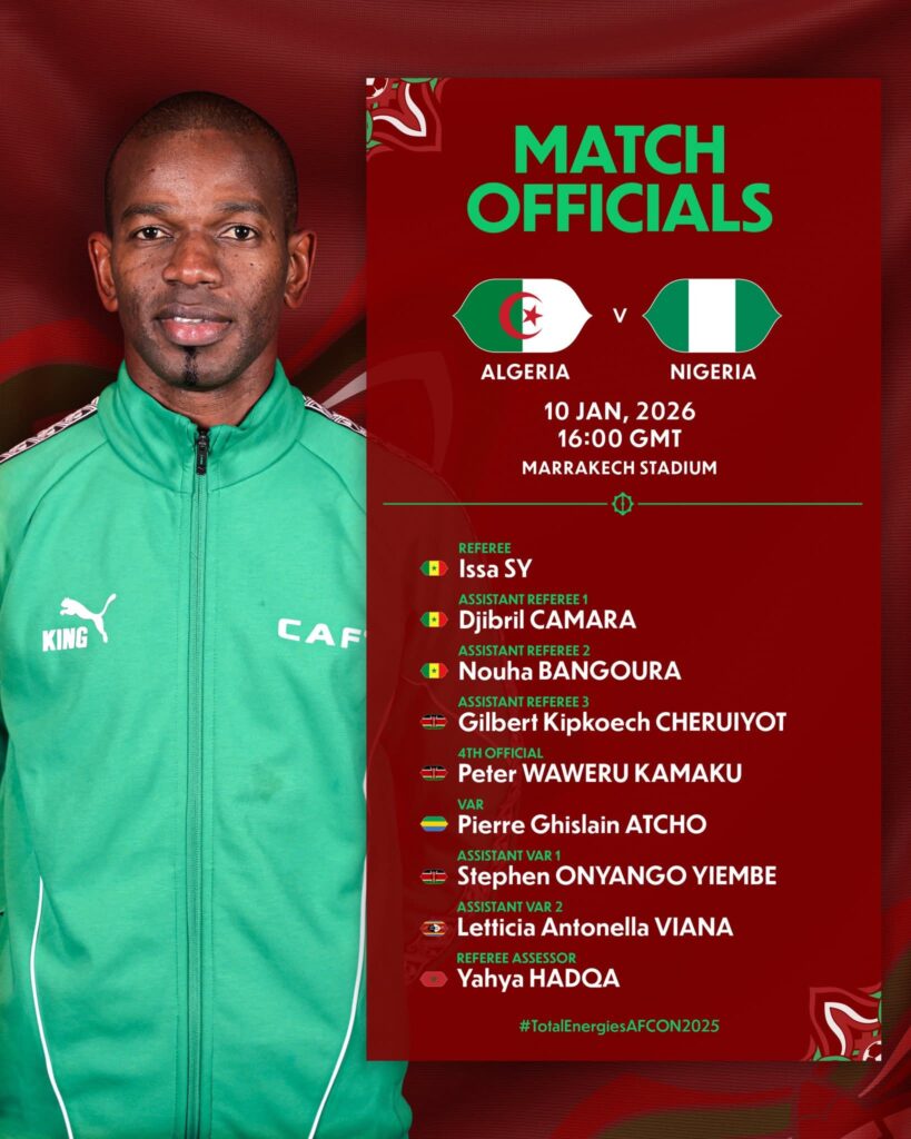 CAF Appoints Referees for AFCON 2025 Quarter-Finals - MoroccoBeat