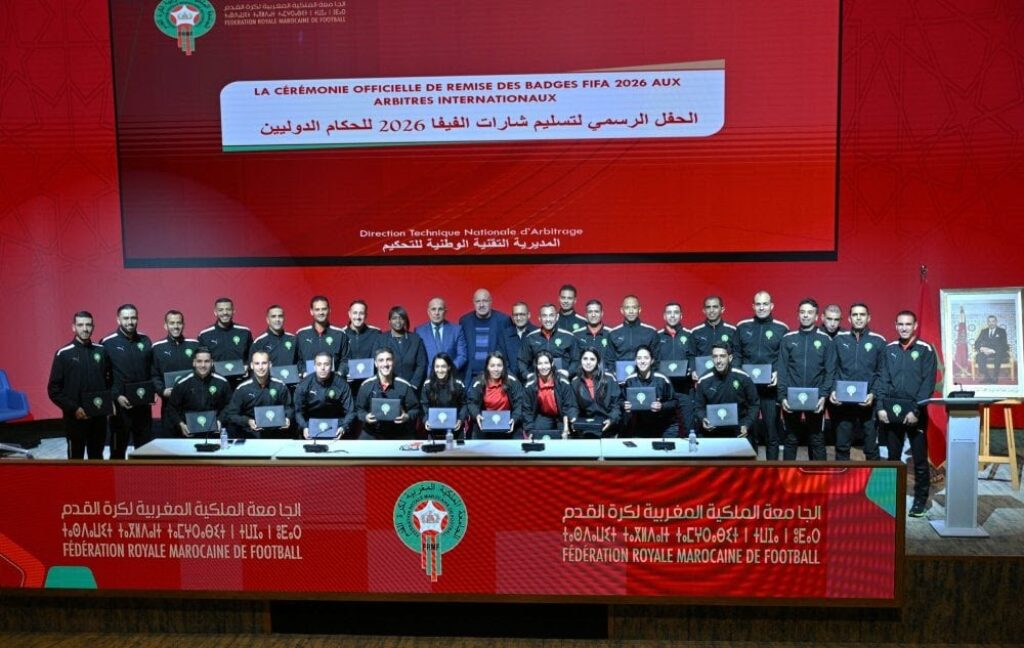 33 Moroccan Referees Awarded FIFA Badges for 2026 - MoroccoBeat